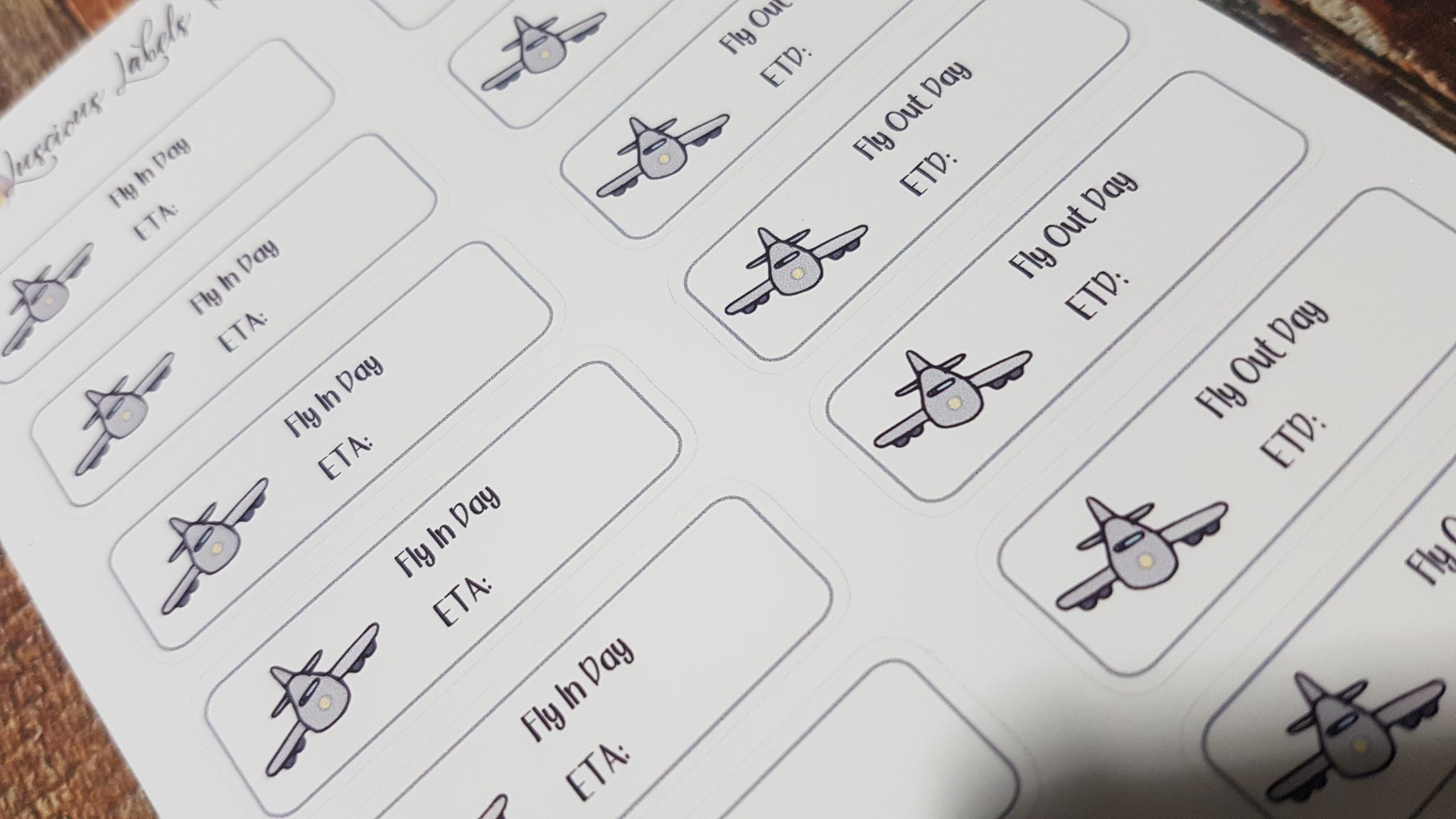 FIFO - Fly In Fly Out Stickers – Luscious Labels